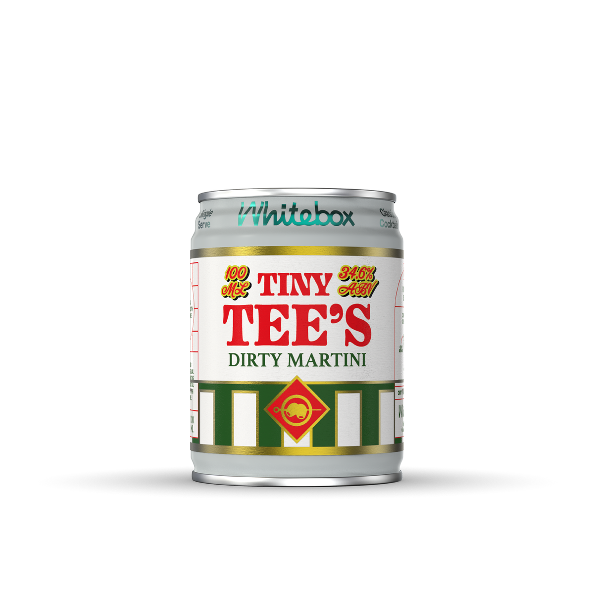 Tiny Tee's Dirty Martini 100ml - 34.6% ABV – Dublin Cocktail Lab